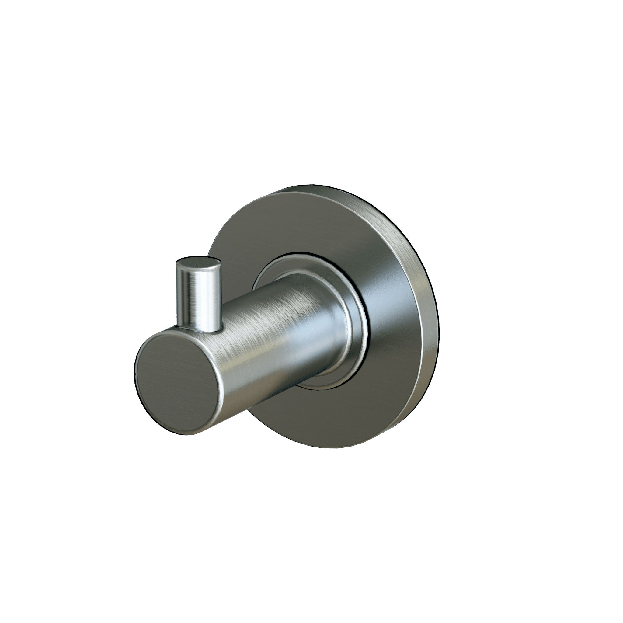 Coat Hook – SecureFix* Brushed Nickel - Master Rail by UDO Systems