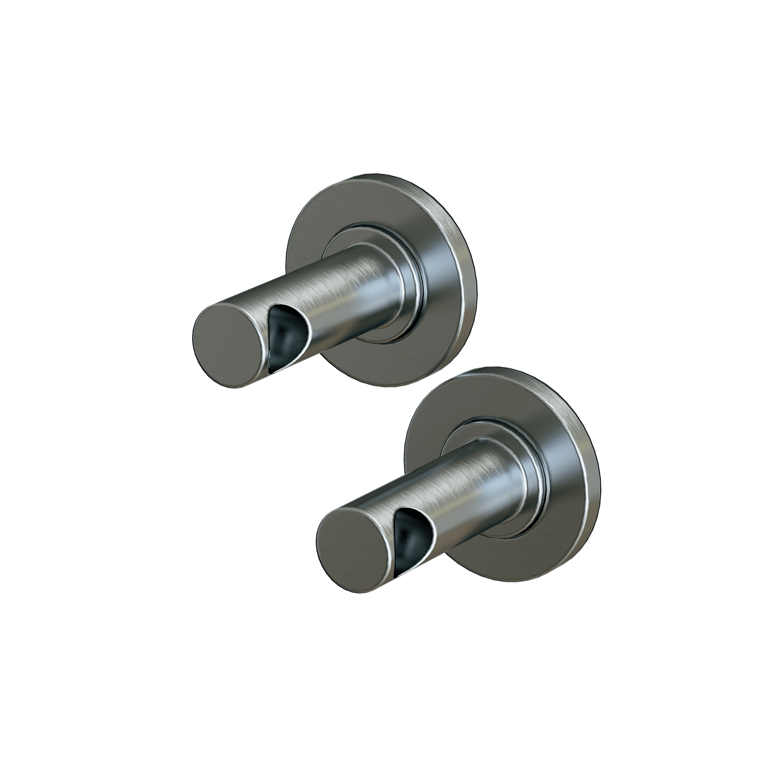 Single End Pillars – SecureFix* Brushed Nickel – Master Rail by UDO Systems