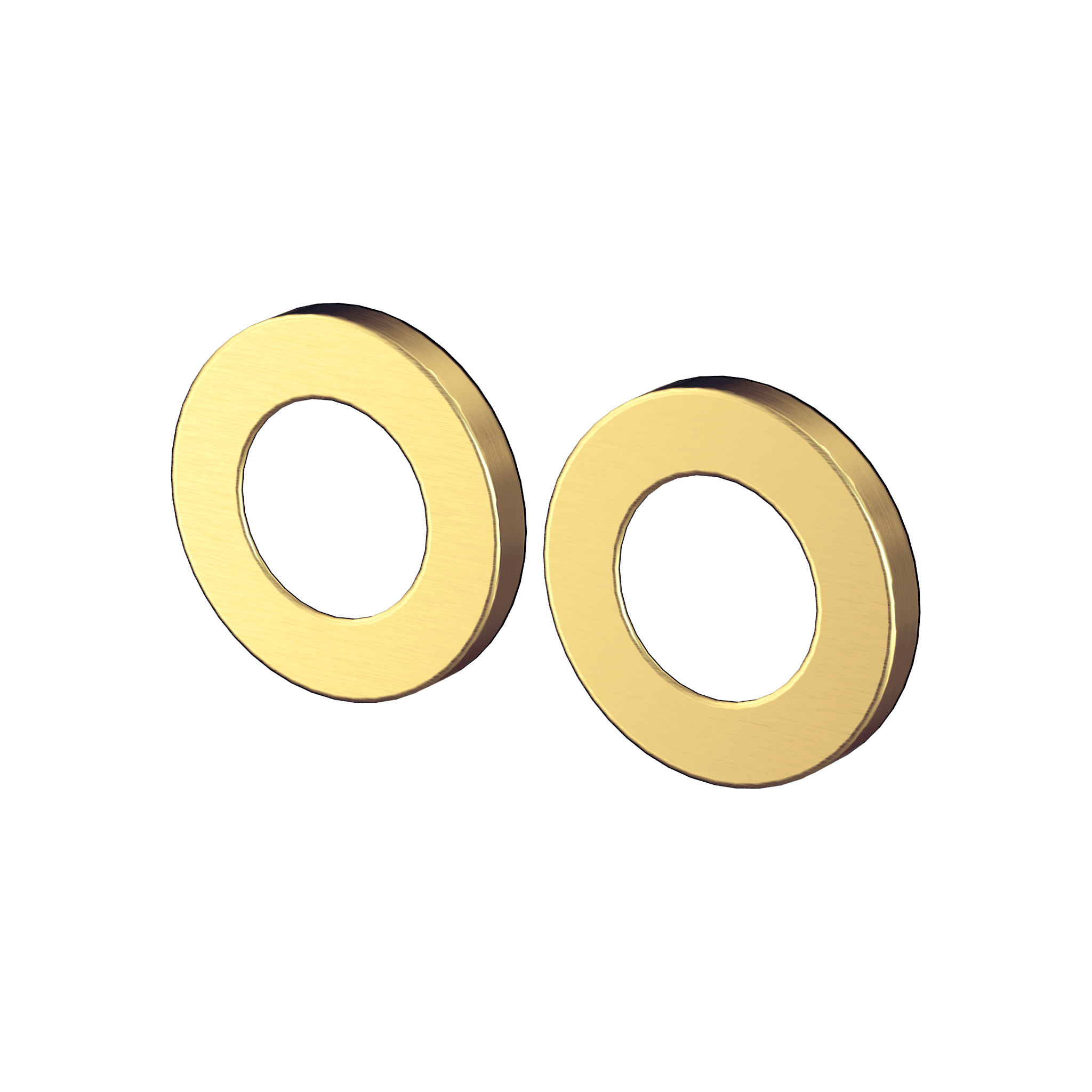 Large Round Cover Plate – Brushed Gold – Master Rail by UDO Systems